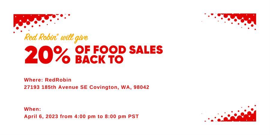 Red Robin Spirit Night at Red Robin